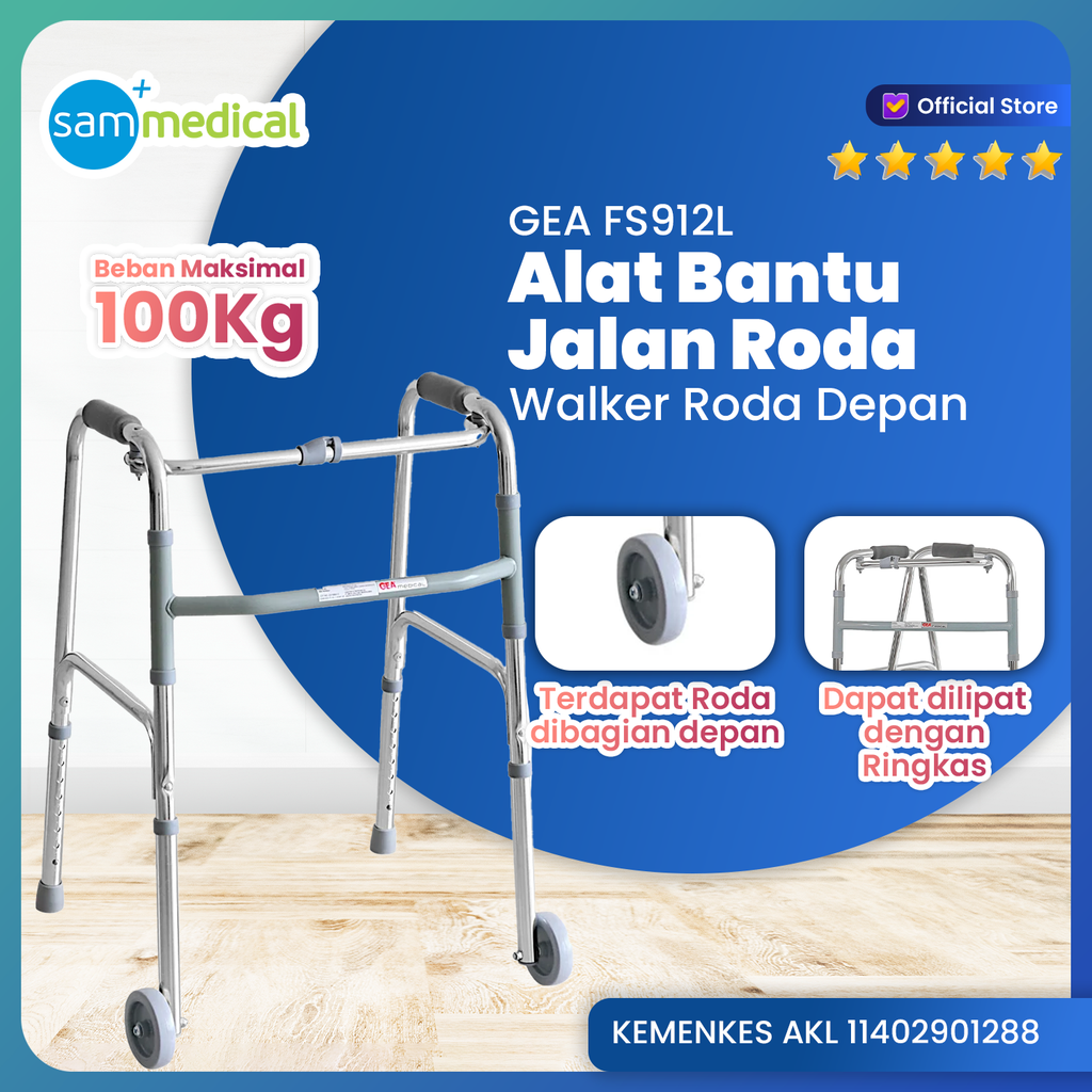 GEA Walker + Roda Depan FS 912L | sam medical