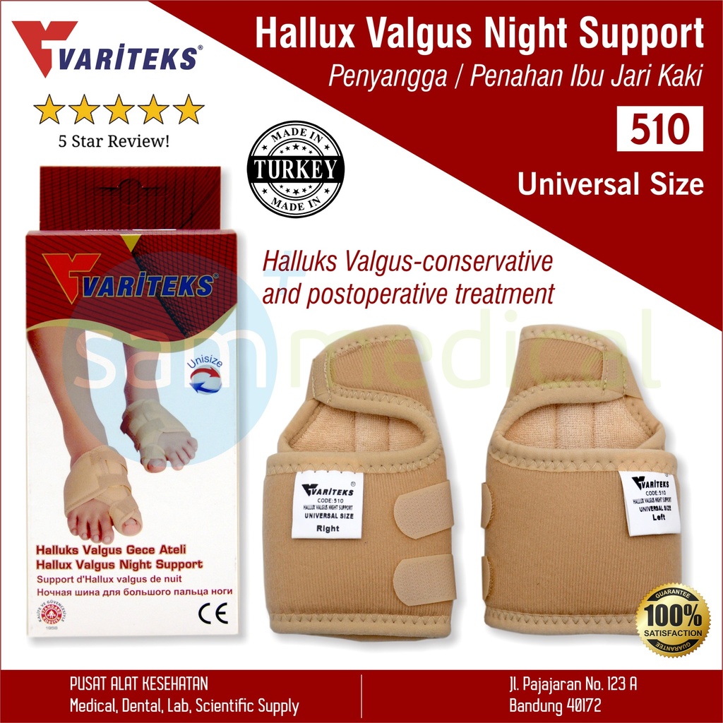 Variteks Hallux Valgus Night Support VAR 510 | sam medical